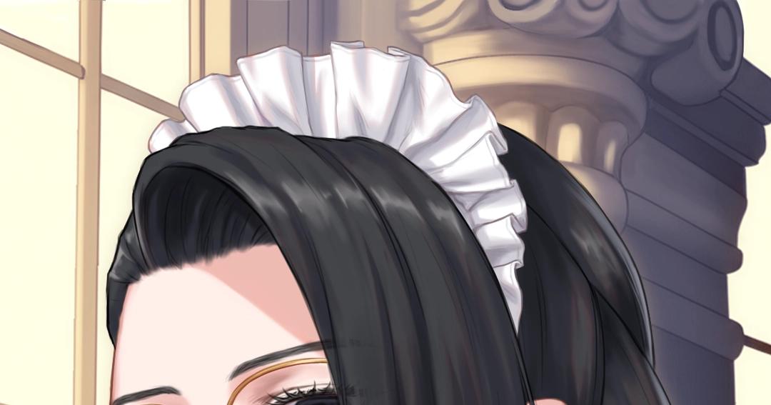 ♜Lica♜ | 이터널리턴 캐릭터 일러스트 여캐 아델라 메이드 메이드복 | 숄더픽