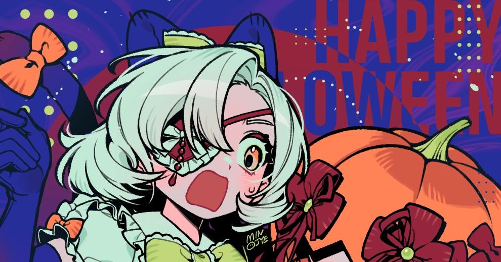 MINJYE | 숄더픽 캐릭터 일러스트 데디베어 deaddybear 할로윈 | 숄더픽